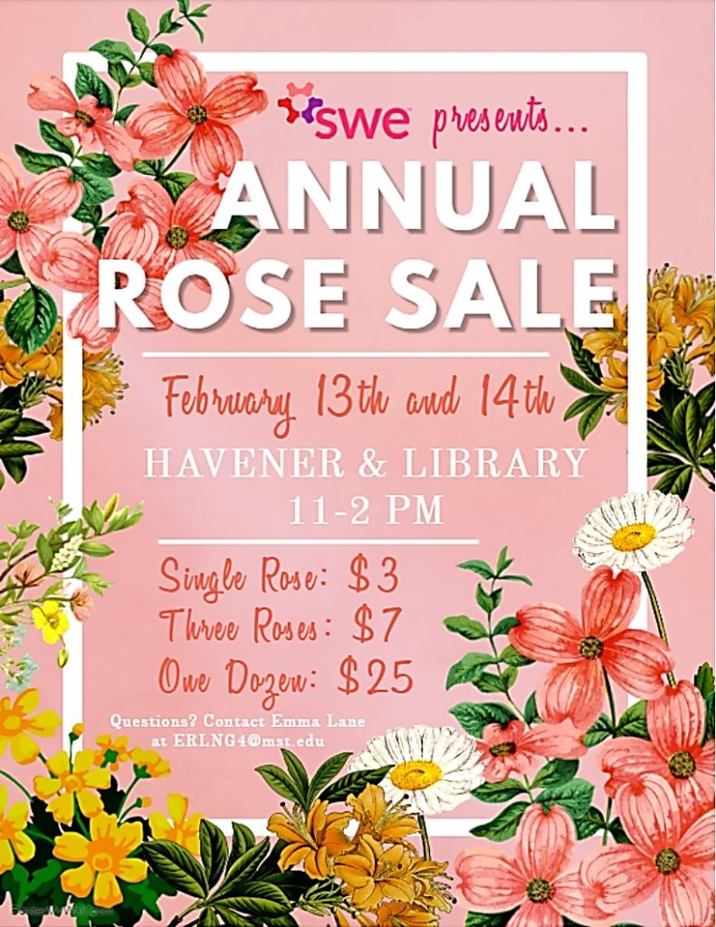 Missouri S&T – eConnection – SWE annual rose sale