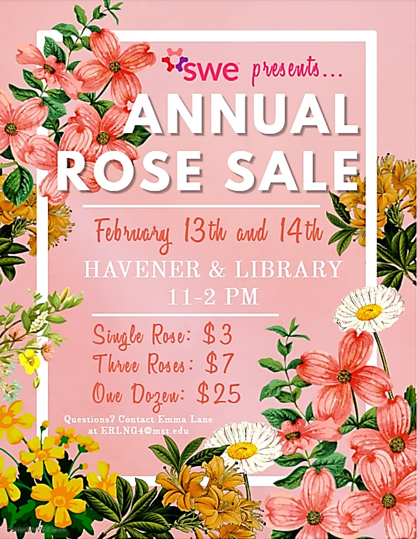 Missouri S&T – eConnection – SWE annual rose sale