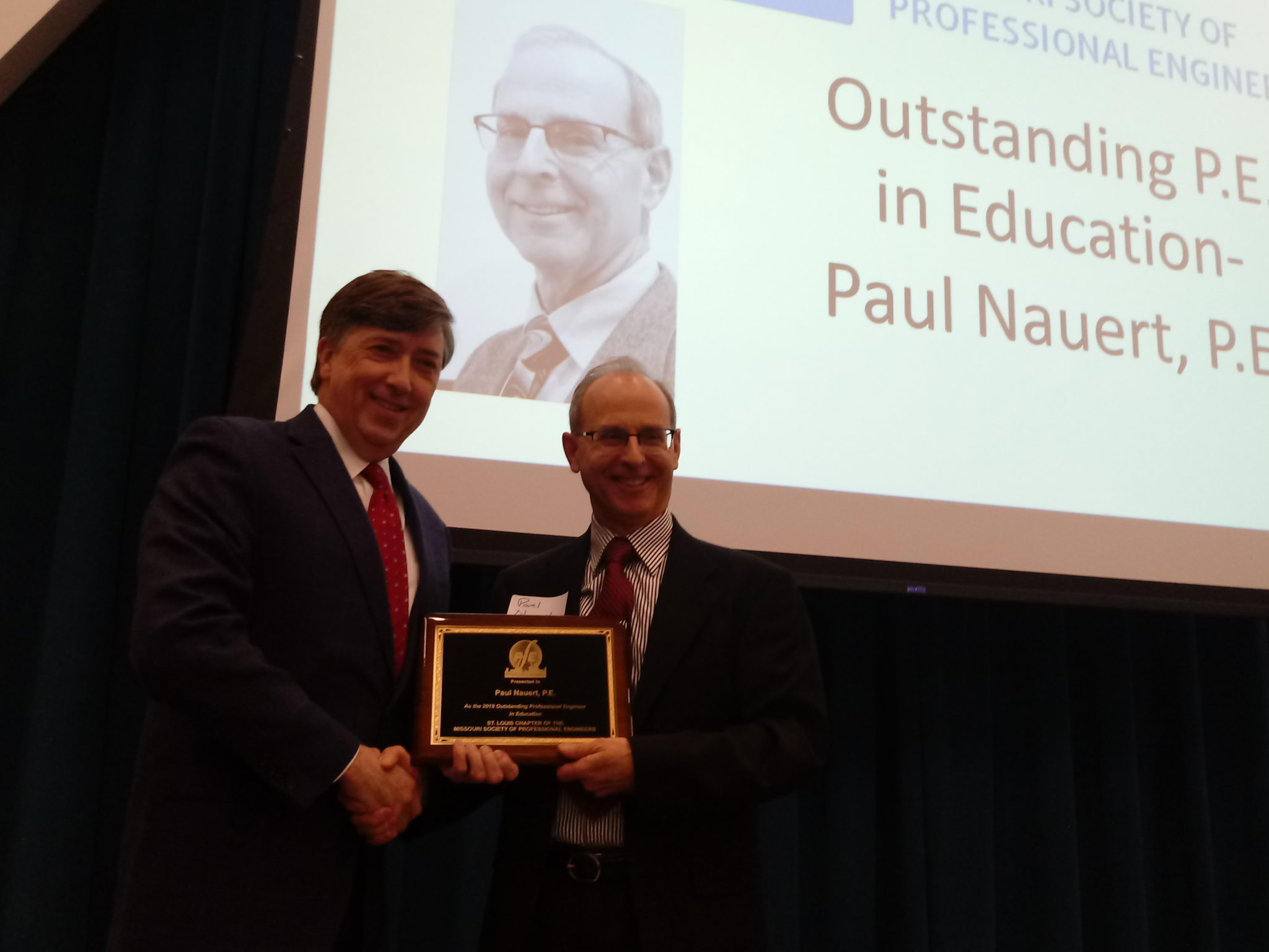 Missouri S&T – eConnection – Nauert receives professional engineer award