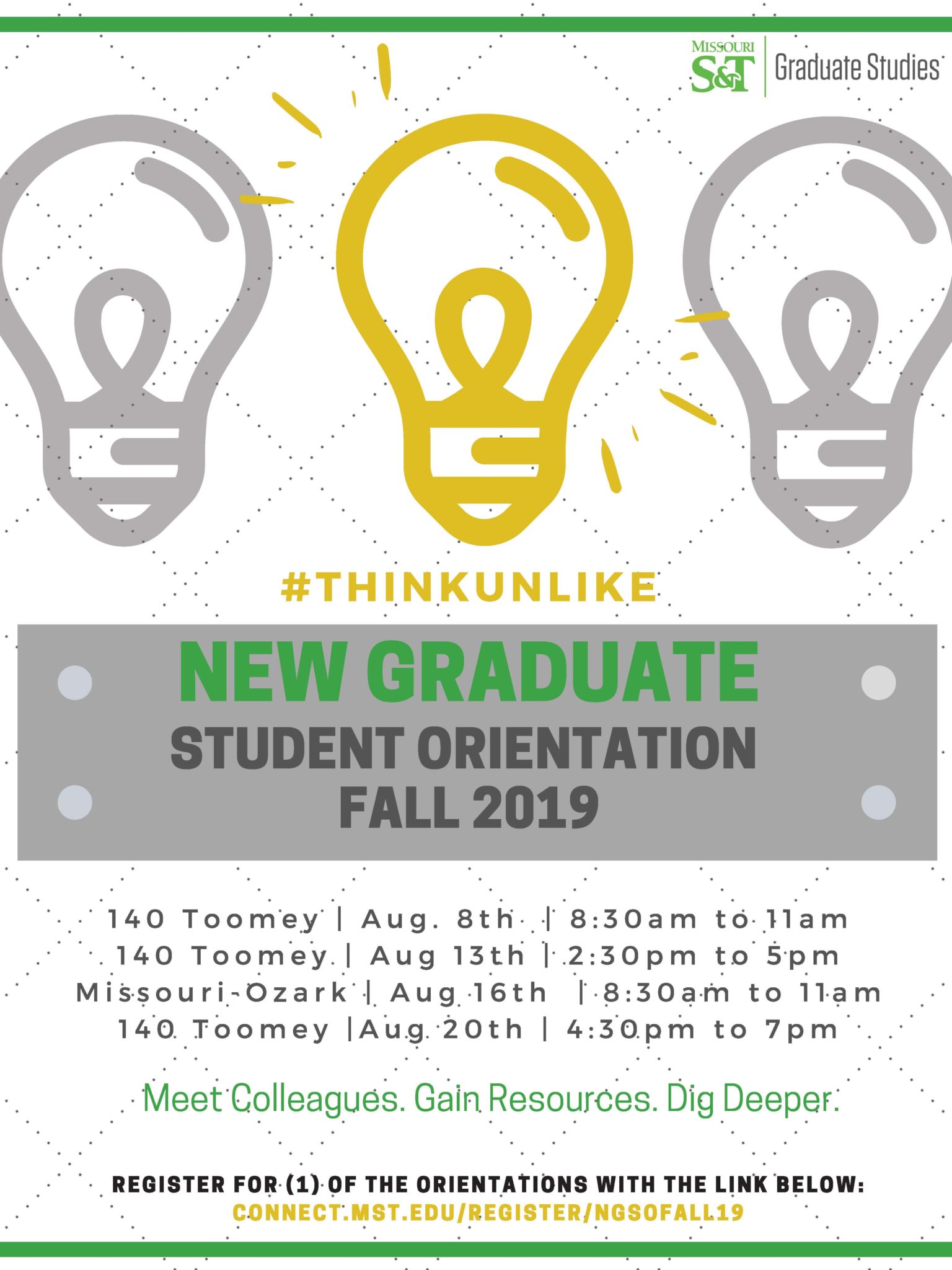 Missouri S&T – eConnection – New graduate student orientation