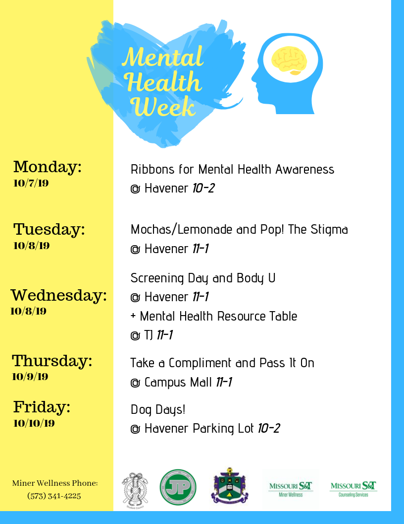 Missouri S&T – eConnection – Mental Health Awareness week
