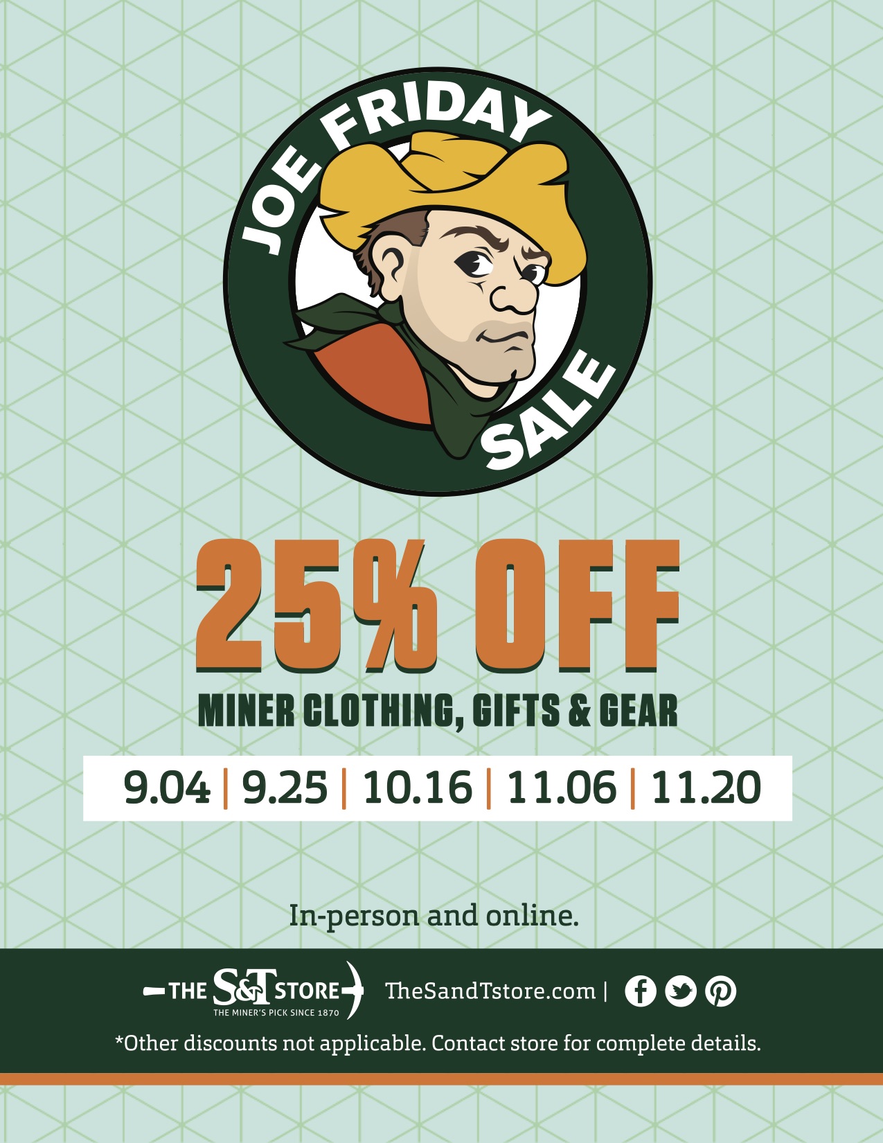 Missouri S&T – eConnection – Joe Friday sale Nov 6