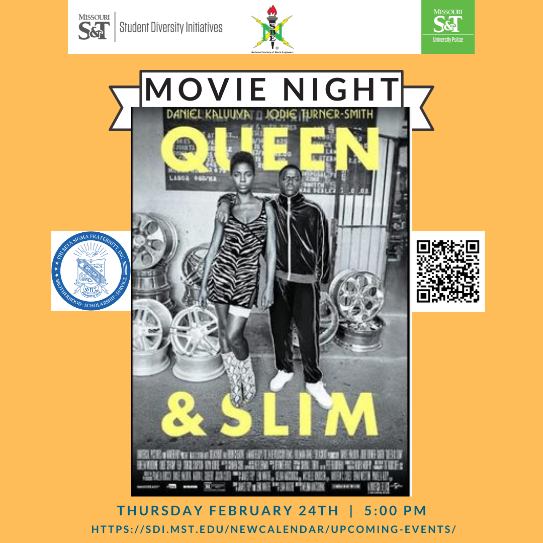Missouri S&T – eConnection – Queen and Slim movie and discussion Feb. 24