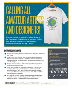 Missouri S&T – eConnection – Celebration of Nations T-Shirt Design Contest