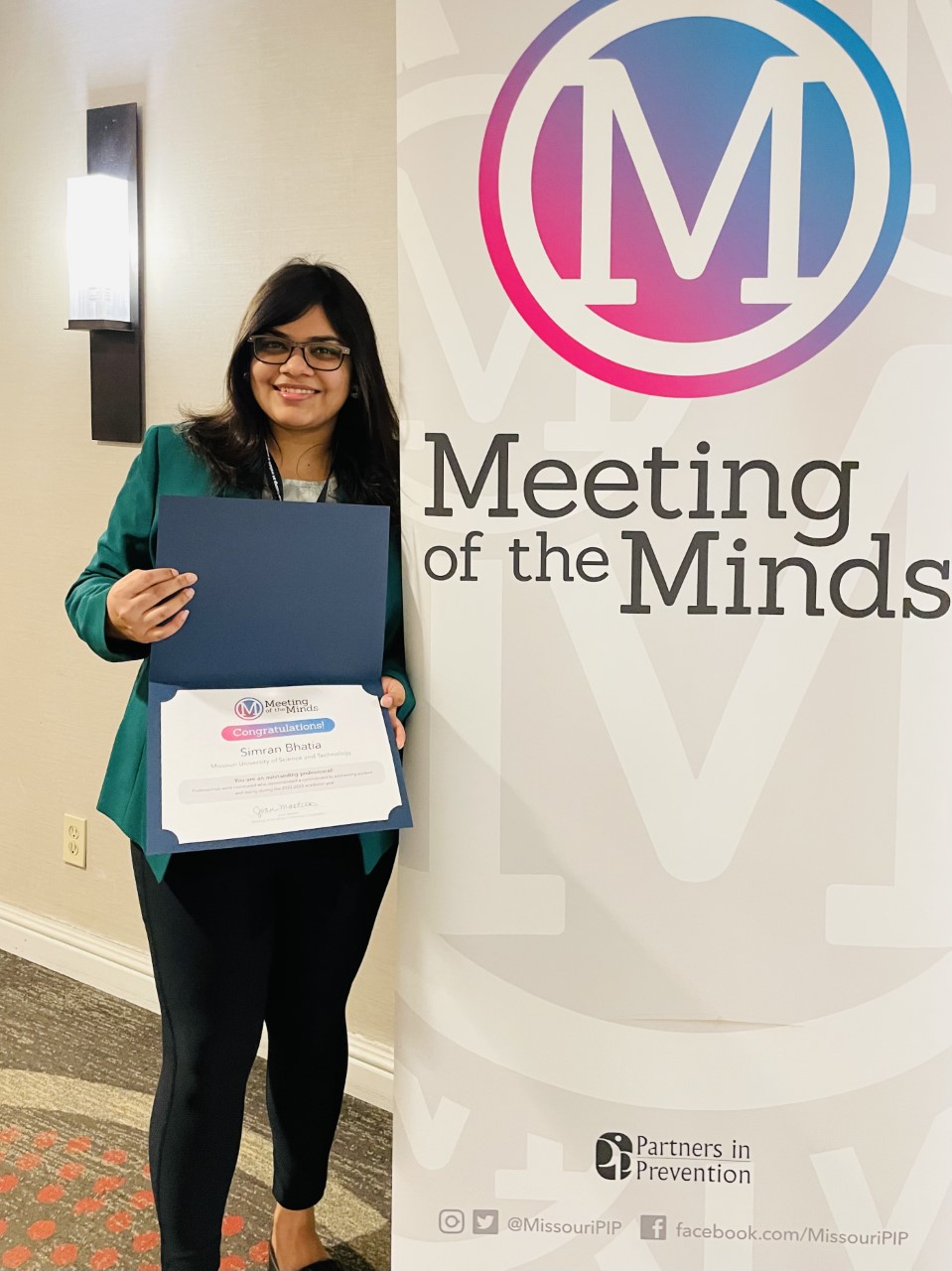 Missouri S&T – eConnection – Simran Bhatia receives Outstanding ...