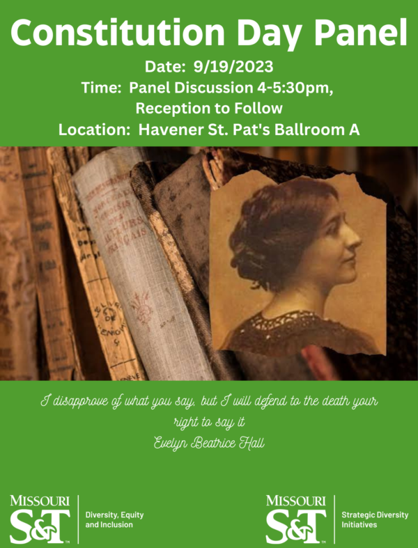 Missouri S&T – eConnection – Constitution day panel, join us