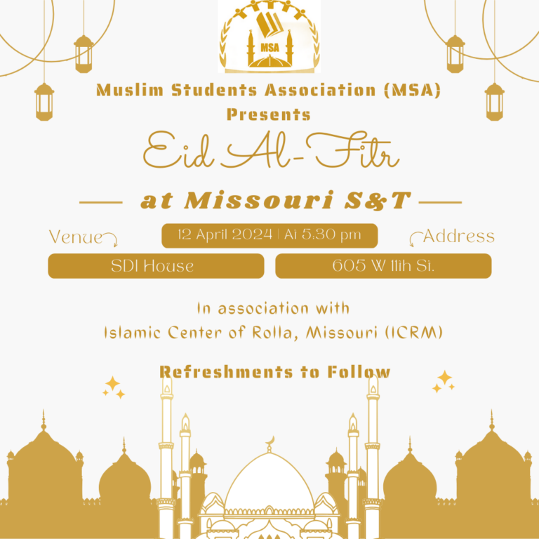 Missouri S&T – eConnection – Celebrate Eid Al-Fitr with Muslim Students ...