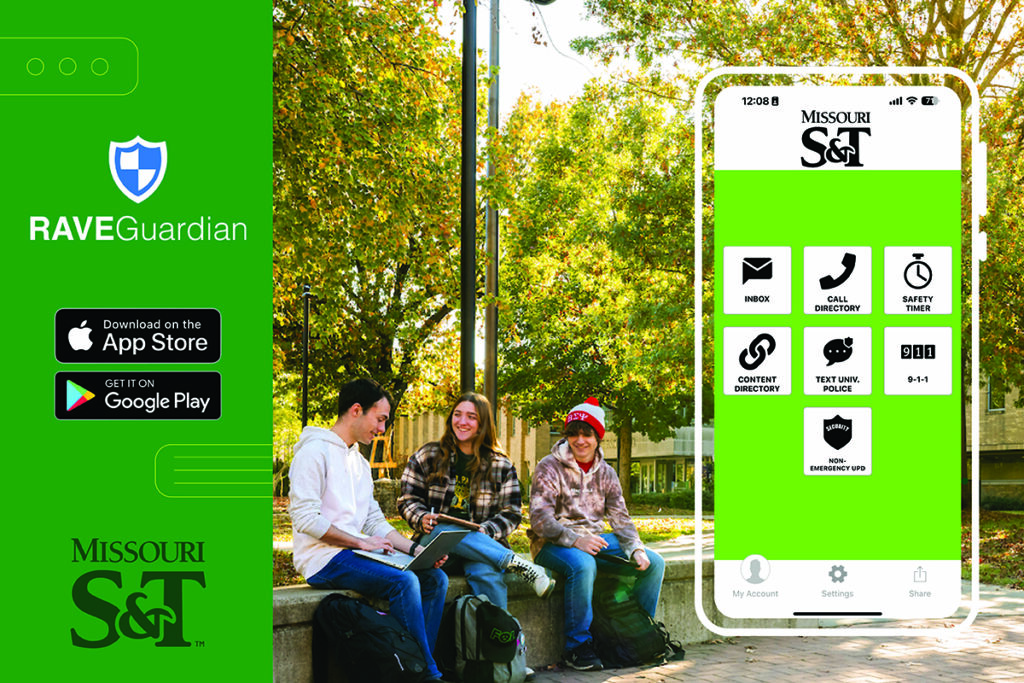 Missouri S&T – eConnection – Stay safe with the RAVE Guardian app