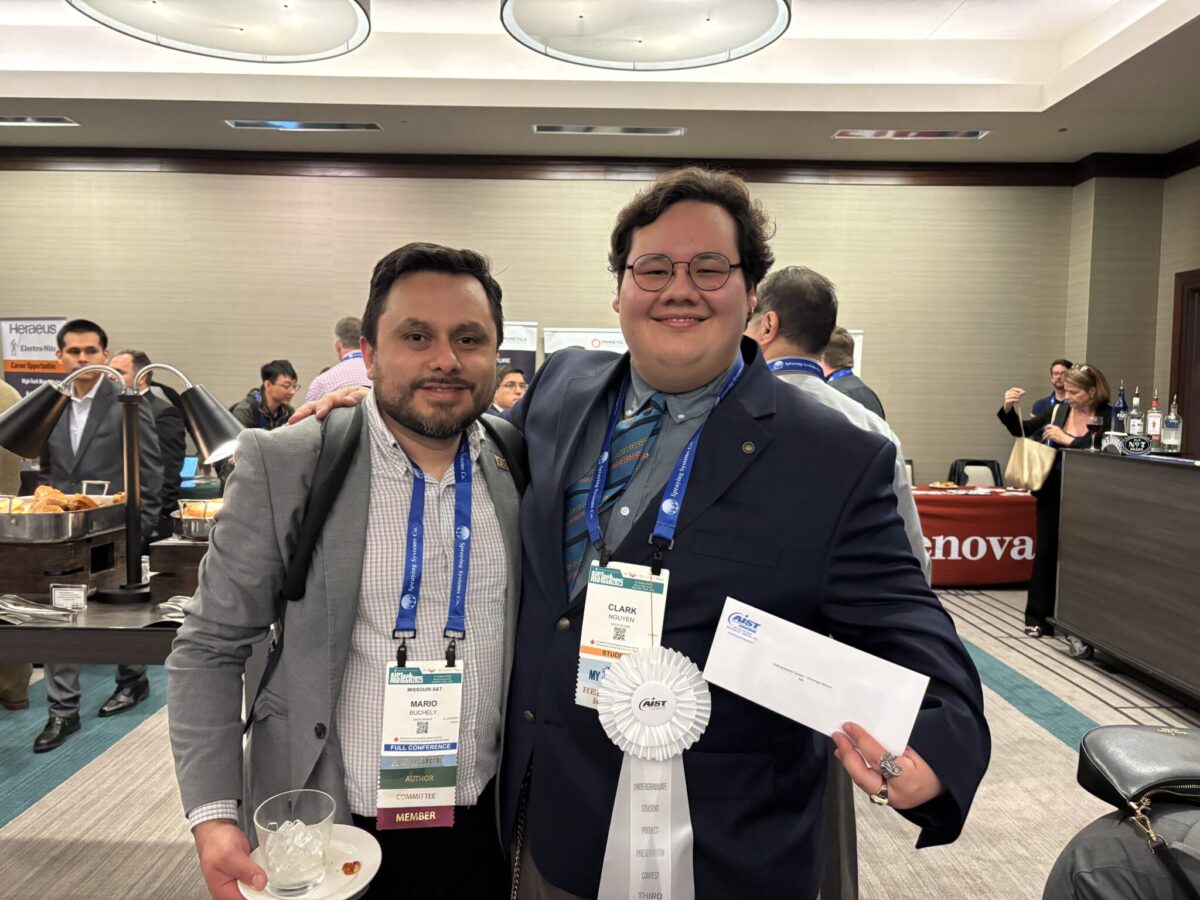 Missouri S&T – eConnection – Nguyen takes 3rd at AISTech 2025 ...